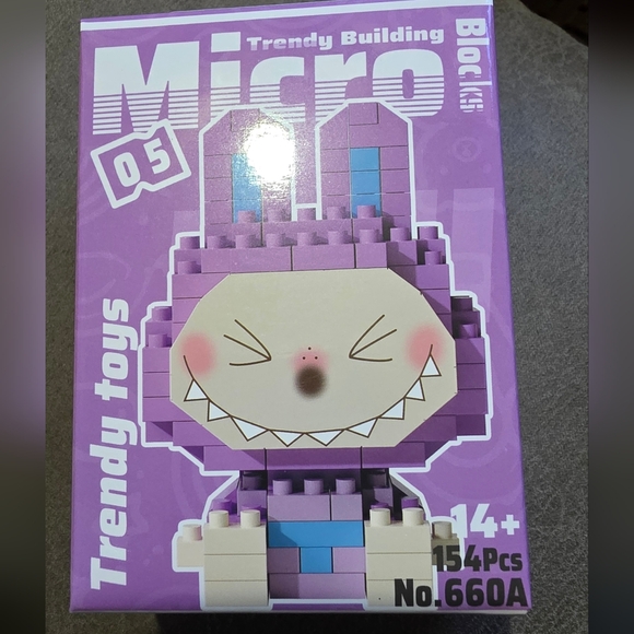 Toys | Labubu Purple Building Block Set | Poshmark